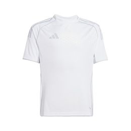 adidas Performance Trikot 'Tiro 25' Jungen Gr&ouml;&szlig;e 176 hellgrau / wei&szlig;