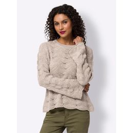 Heine Sweater 'Ajour' female Beige size 38