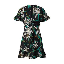AX Paris Kleid 'Tropical' Damen Gr&ouml;&szlig;e 38 mischfarben / schwarz Winterkleid