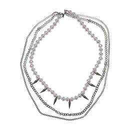 Urban Classics Kette 'Meridian' Damen Gr&ouml;&szlig;e One Size silber / wei&szlig;