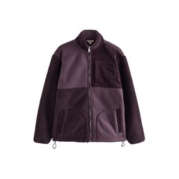 next Fleece Jacket male Brown, Purple size XS