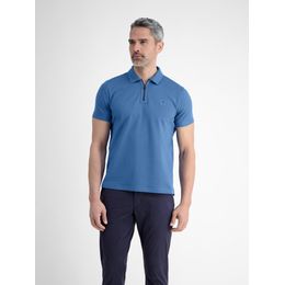 Lerros Herren Poloshirt "Lerros Herren Poloshirt mit Rei&szlig;verschlusskragen", blau, Gr. XL, 100% Baumwolle, Shirts