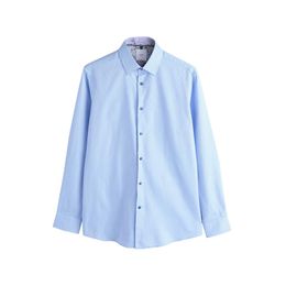 next Button Up Shirt male Blue size 17.5