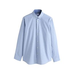 next Button Up Shirt male Blue size 17.5