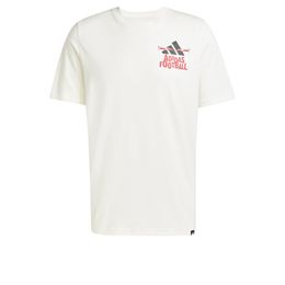 adidas Performance Funktionsshirt 'Football' Herren Gr&ouml;&szlig;e XXL rot / schwarz / offwhite