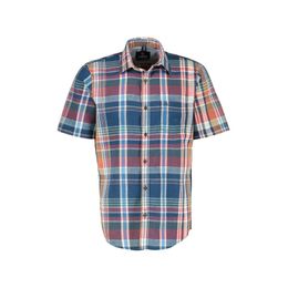 Lerros Hemd Herren Gr&ouml;&szlig;e L navy / hellblau / orange / rot