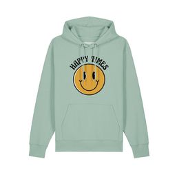 Watapparel Sweatshirt ' Happy times smiley emoji ' male Green size XS