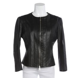 Versace Lederjacke / Ledermantel Damen Gr&ouml;&szlig;e XS Second Hand schwarz
