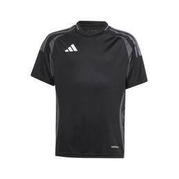 adidas Performance Funktionsshirt Jungen Gr&ouml;&szlig;e 116 grau / schwarz / wei&szlig;