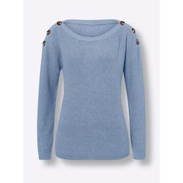 Heine Sweater female Blue size 34