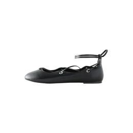 next Ballet Flats with Strap female Black size 6.5