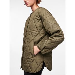 Pieces Damen Steppjacke "PCSTELLA QUILTED JACKET NOOS BC", gr&uuml;n, Gr. XS, unifarben, Steppware, Obermaterial: 100% Polyester, Jacken, Kunstfaser