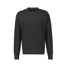 Lerros Herren Strickpullover, beige, Gr. S, meliert, Strick, Obermaterial: 100% Baumwolle, Pullover, mit Rippb&uuml;ndchen