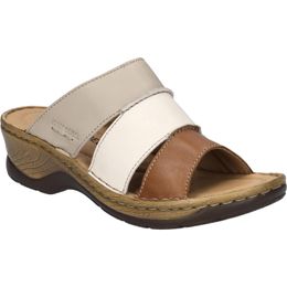 Josef Seibel Damen Clog "Catalonia 86, cognac-multi", Gr. 39, braun, Obermaterial: 100% Rindsleder Leather cow., Schuhe