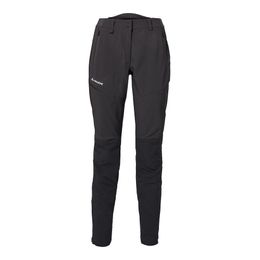 Vaude Outdoor Pants 'Elope' female Grey, Black size 36