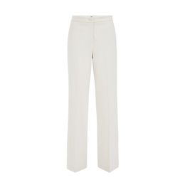 WE Fashion Pleat-Front Pants female White size 44