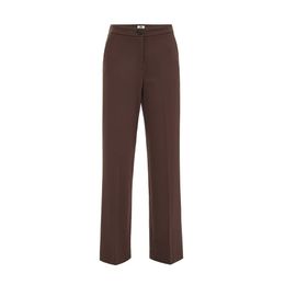 WE Fashion Pleat-Front Pants female Brown size 46