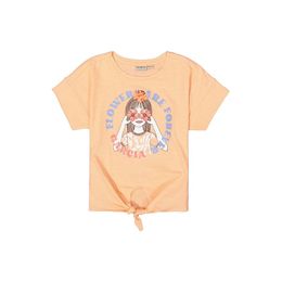 Garcia T-Shirt M&auml;dchen Gr&ouml;&szlig;e 128/134 blue denim / lachs / hellorange / wei&szlig;