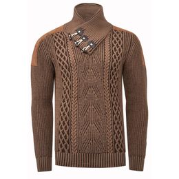 Rusty Neal Pullover Herren Gr&ouml;&szlig;e XXL camel