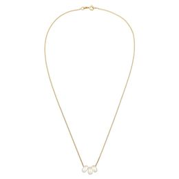 Elli Kette Damen Gr&ouml;&szlig;e 42 gold / perlwei&szlig;