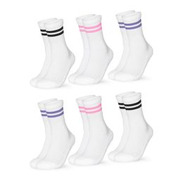 Occulto Athletic Socks 'Serena' female White size 39-42