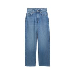 Tom Tailor Denim Damen TTLINOU WIDE Jeans, blau, Uni, Gr. M