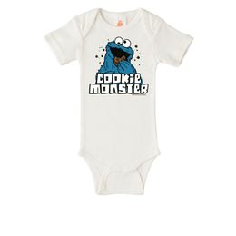 logoshirt Romper/Bodysuit 'Kr&uuml;melmonster' boy White size 86