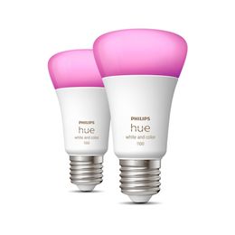 Philips LED-Lampe 'Hue White & Color Ambiance' E27 9 W, 2er-Pack