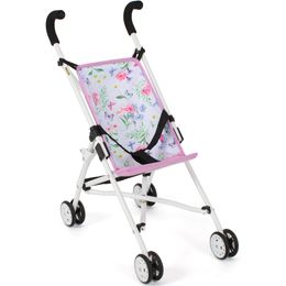 Bayer Chic 2000 Puppenbuggy CHIC2000 "Roma, Mini-Buggy", bunt (flowers), Puppenwagen, KinderB:29cm H:57cm T:50cm, Kunststoff, Metall, Stoff, B:29cm H:57cm T:50cm