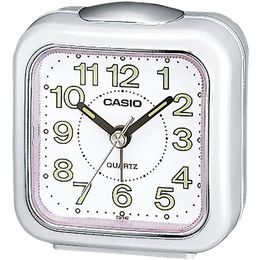 Quarzwecker Casio "TQ-142-1EF", wei&szlig;, Wecker, Wecker, Reisewecker, Leuchtzeiger, Leuchtziffern, Schlafzimmer