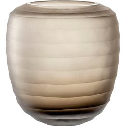 Tischvase Leonardo "Dekovase BELLAGIO", beige, H:18,5cm &Oslash;:17,3cm, Glas, Vasen, aus Glas, beige, handgefertigt