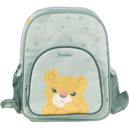 Kinderrucksack Sterntaler "L&ouml;we Leo", Kinder, Gr. B/H/T: 24cm x 30cm x 10cm, grau (steingrau), Polyester, Rucks&auml;cke
