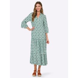 Heine Maxikleid, Gr&uuml;n, Gr. 34, Damen, Strandkleider, Material: Viskose