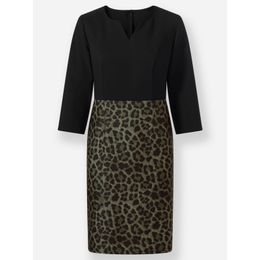 Heine Damen Etuikleid, Schwarz, Gr. 38, Businesskleider, Material: Polyester