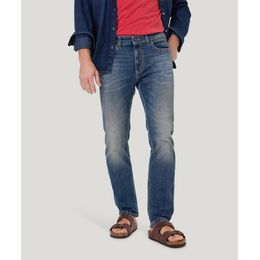 Straight-Jeans "Rando Dicke N&auml;hte", Herren, Gr. 33, L&auml;nge 32, blau (ocean blau fashion), Denim/Jeans, Obermaterial: 99% Baumwolle, 1% Elasthan, Pioneer Authentic Jeans, Jeans Straight-Jeans