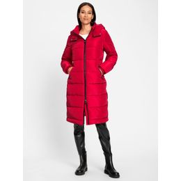 Heine Damen Wintermantel, Rot, Gr. 40, Winterm&auml;ntel, Material: Polyester. Wattierung: Polyester