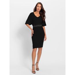 Heine Damen Etuikleid, Schwarz, Gr. 34, Etuikleider, Material: Polyester