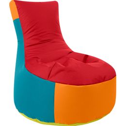 Sitzsack SITTING POINT "Harlekin Swing", gr&uuml;n, B:65cm H:90cm T:95cm, Polyester, Polystyrol, Sitzs&auml;cke, Sitzsack