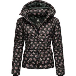 Steppjacke Ragwear "Relive Remake", Damen, Gr. M (38), schwarz, Obermaterial: 100% Polyester; Innenfutter: 100% Polyester; Wattierung: 100% Polyester, figurbetont h&uuml;ftbedeckend, &Auml;rmel ohne &Auml;rmelschlitz normaler Saum, Jacken Steppjacke, Modische cropped Winter Kurzjacke