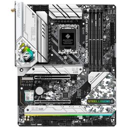 Asrock Mainboard "Z790 Steel Legend WiFi", schwarz (schwarz, wei&szlig;), B:32cm H:9,5cm T:38,2cm, Mainboards