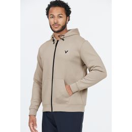 Sweatshirt Virtus "Taro", Herren, Gr. L, beige, 78% Polyester, 17% Viskose, 5% Elasthan, unifarben, normal, ohne Ausschnitt, Sweatshirts Sweatshirt, in angenehm weicher Qualit&auml;t