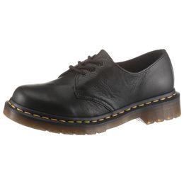 Schn&uuml;rschuh Dr. Martens "1461 Virgina", Damen, Gr. 37, schwarz, Leder, Schuhe Schn&uuml;rschuh, mit typischer Rahmennaht, Freizeitschuh, Halbschuh, Schn&uuml;rschuh