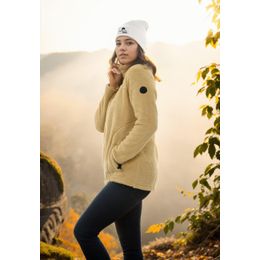 Fleecejacke Arctic Seven "ASDiania", Damen, Gr. L, gr&uuml;n (pale khaki), Obermaterial: 100% Polyester, Innenseite: 100% Polyester, Jacken Fleecejacke, Sherpa &Uuml;bergangsjacke