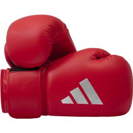 Boxhandschuhe adidas Performance "Speed 50" Gr. 16, rot (rot, wei&szlig;), Boxhandschuhe, Damen, 16, Obermaterial: 100% Kunstleder