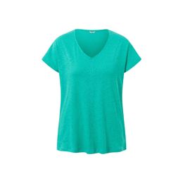Tchibo - Shirt aus Leinenmix - Damen - Gr. XXL - blau