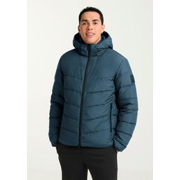 Daunenjacke Jack Wolfskin "COLONIUS JKT M", Damen, Gr. M (50), blau (aluminiumblau), Oberstoff: 100% POLYESTER; F&uuml;llung 1: 90% ENTENDAUNEN, 10% FEDER; Futter 1: 100% POLYESTER, Jacken Daunenjacke