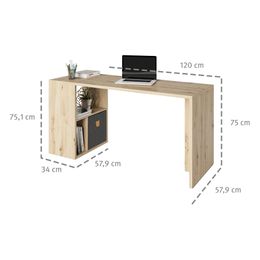 Roba Set &raquo;Fortuna&laquo; - 75,1x34x57,9cm - braun - Holz