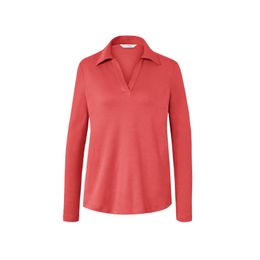 Tchibo - Sweatshirt mit Polokragen - Damen - Gr. S - rot
