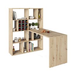 Roba Set - 120x57,9x75cm - braun - Holz / Acryl