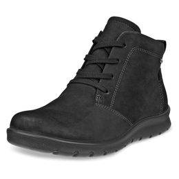 Winterboots Ecco "BABETT BOOT", Damen, Gr. 42, schwarz, Nubukleder, unifarben, Basic, Schuhe Winterboots, Schn&uuml;rboots, Stiefelette mit herausnehmbarer Einlage, GORE-TEX